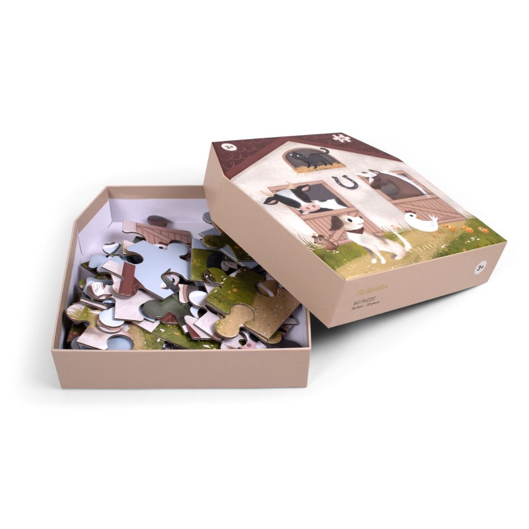 Köp Filibabba Golvpussel med 30 bitar - Magic Farm | Pyret & Snäckan